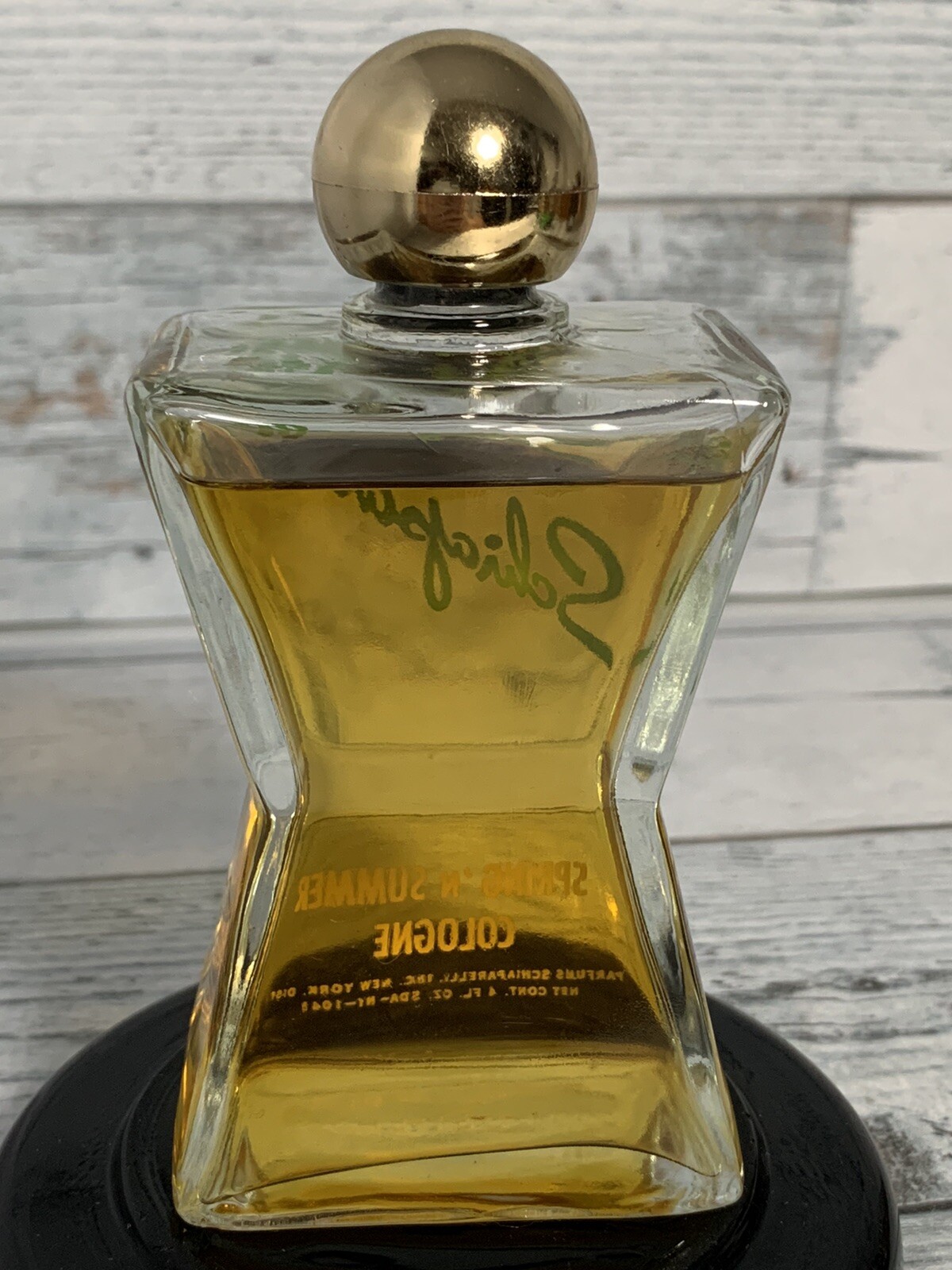 Schiaparelli Spring’n Summer Splash Cologne 4 FL OZ 95% Full No Box ...