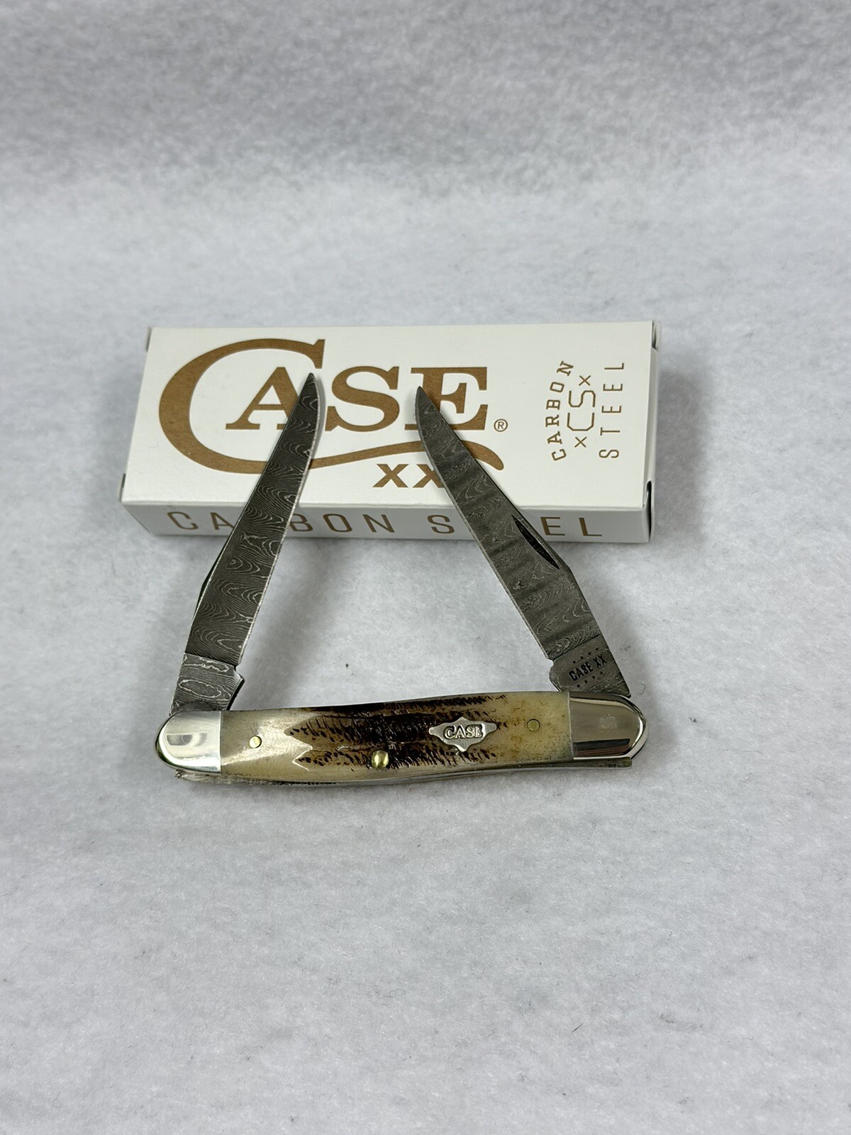 Case xx Knife MUSKRAT 77463 Damascus Vintage Bone Pocket Knives | eBay