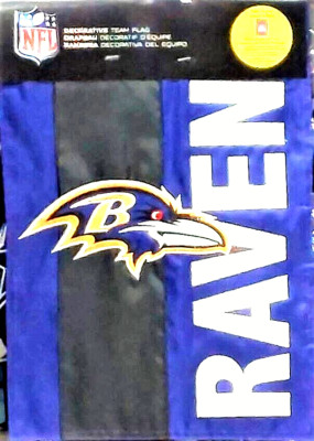 Baltimore Ravens 2-Sided Embellished Decorative Garden Flag New ...