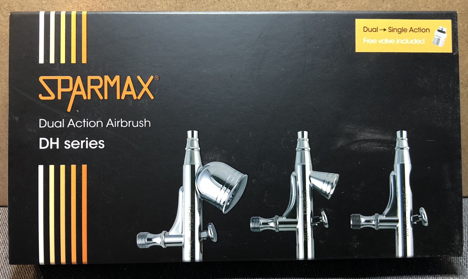 Sparmax Airbrush DH-103 .3mm nozzle, 5ml Cup Gravity Feed Double Action ...