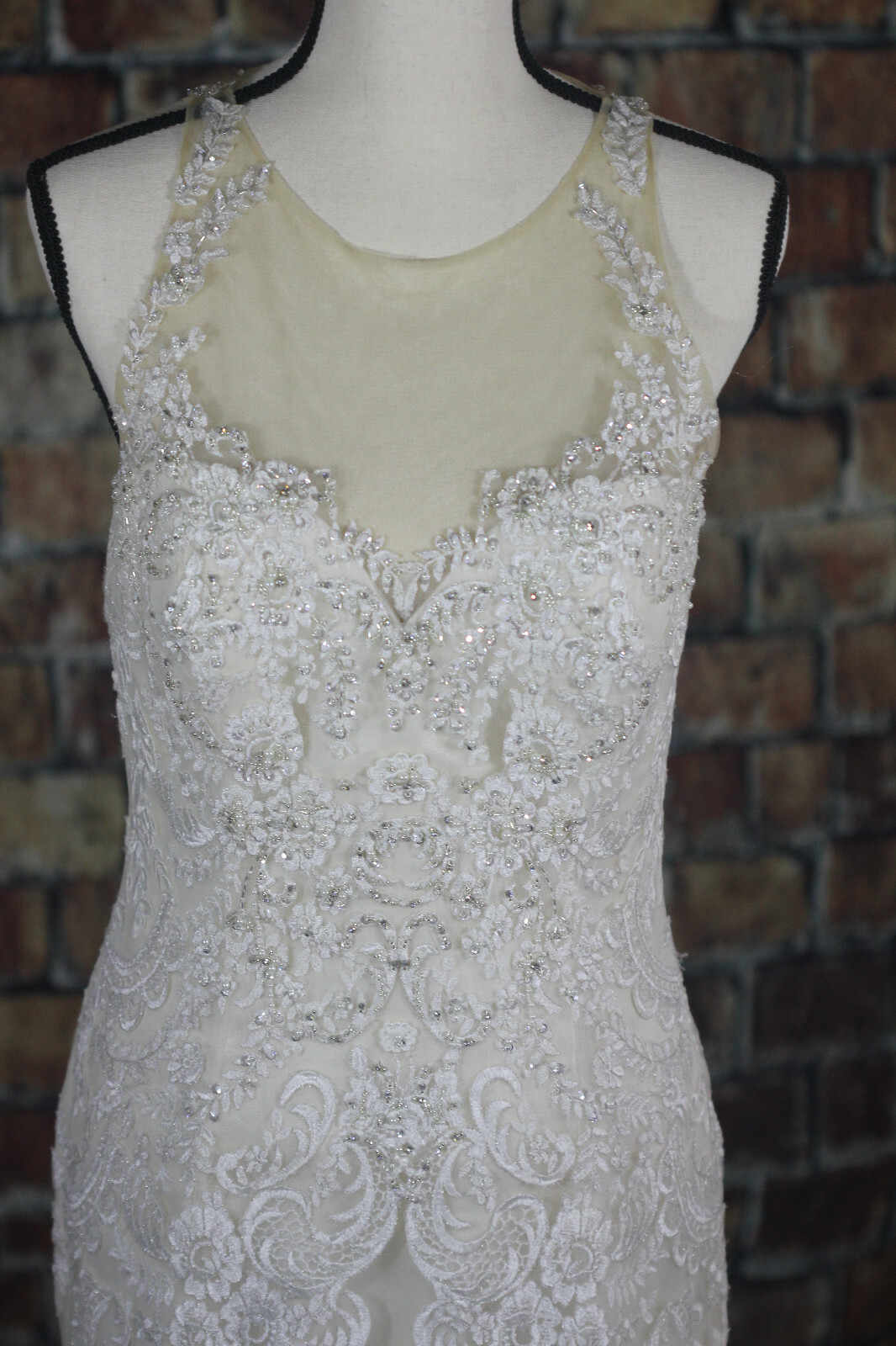 Authentic Mori Lee 2876 ivory Gol Bridal Wedding Dress Bridal Gown S12 ...