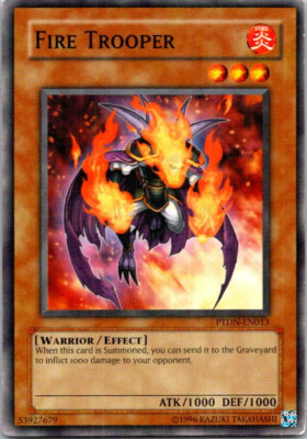 Fire Trooper PTDN-EN013 Yu-Gi-Oh! Light Play Unlimited | eBay