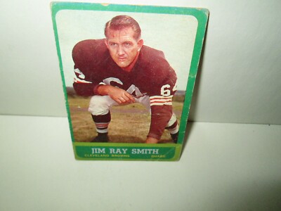 JIM RAY SMITH 1963 FOOTBALL CARD Topps #18 rare Baylor CLEVELAND BROWNS ...