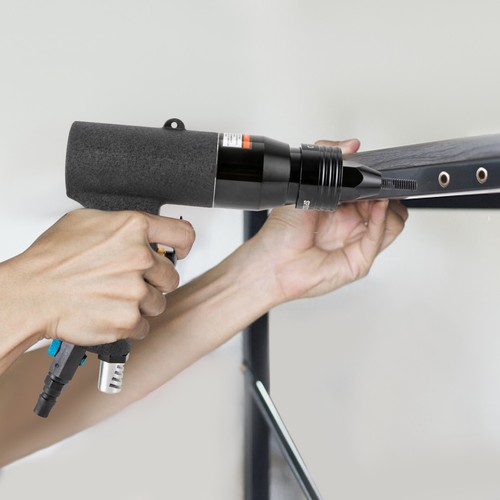 Pneumatic Rivnut Setting Gun Rivet Nut Gun w/10-24", 1/4", 5/16", 3/8 ...