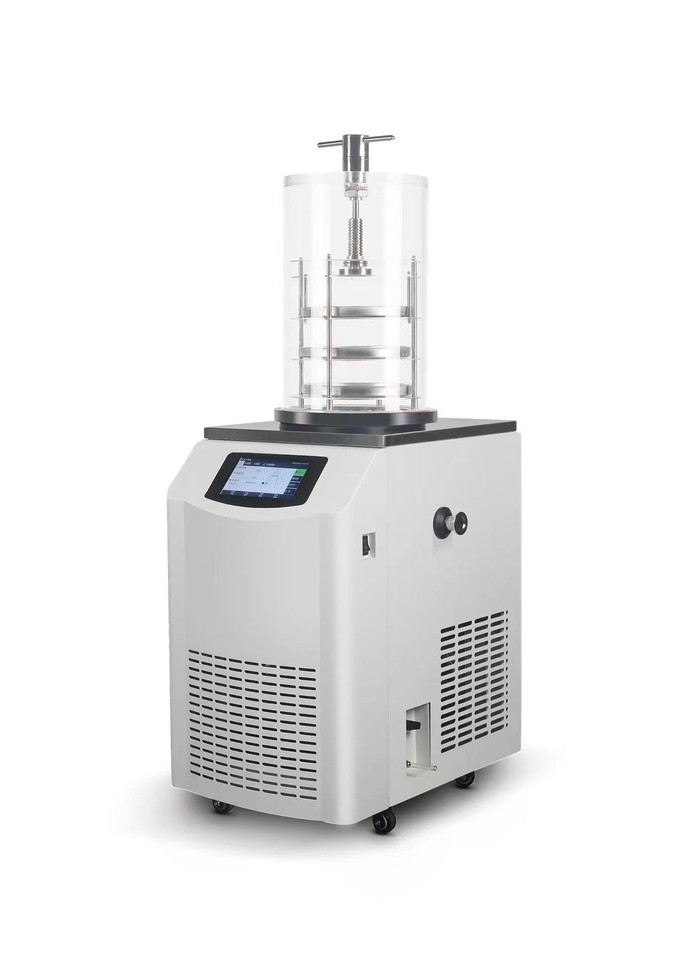 -60℃ Vacuum Freeze Dryer Lyophilizer Multi-Manifolds Freezing Drying ...