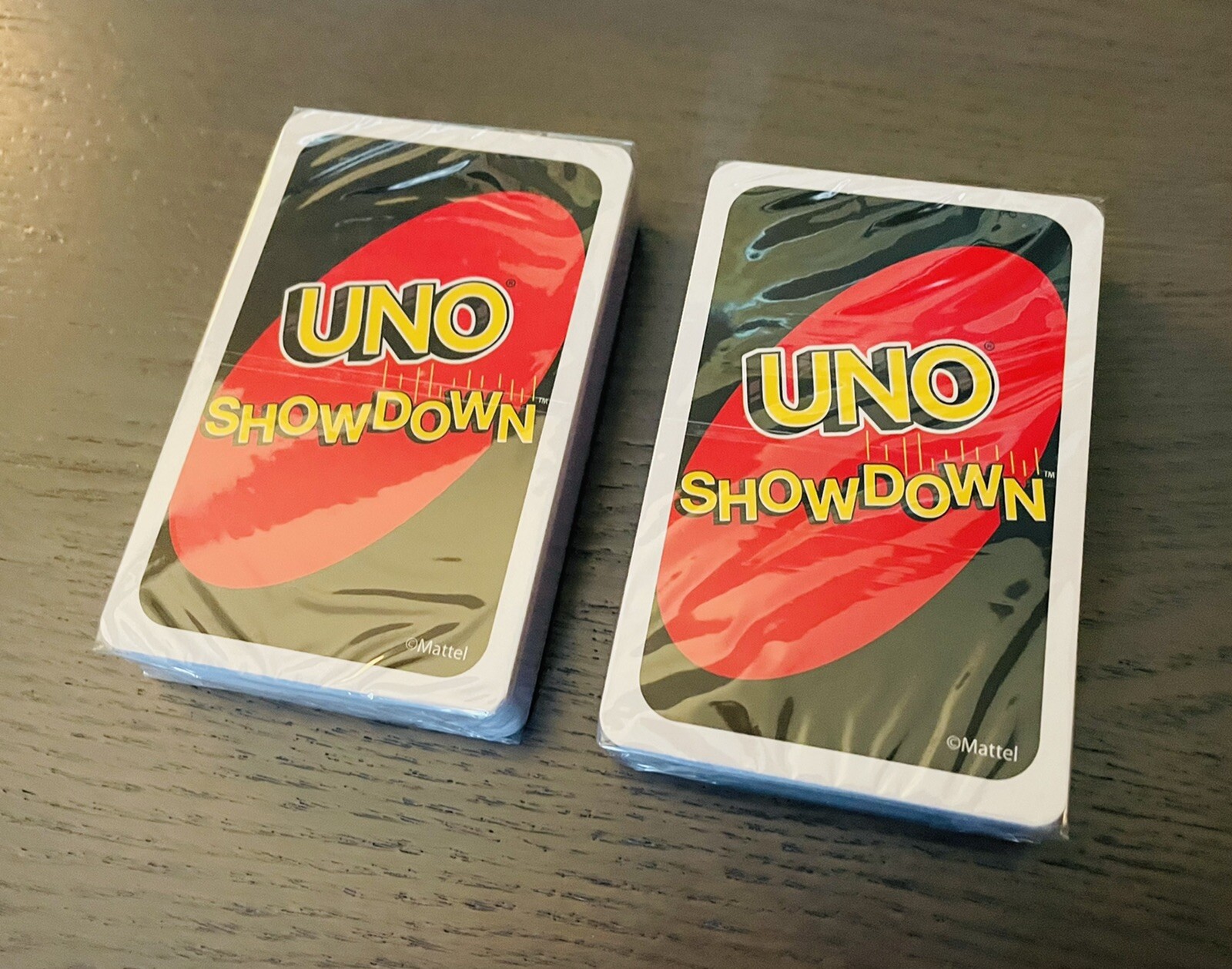 NEW Mattel UNO SHOWDOWN Game Replacement Cards Factory Sealed Complete ...