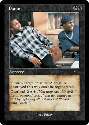 MTG - Damn - Fanart - Classic Style Card For EDH / Playtest | eBay