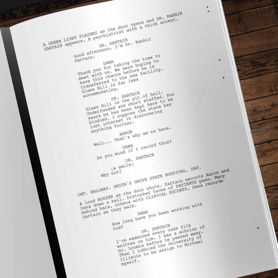 Halloween Movie Script Cast Autographed Signed Reprints Michael Myers ...