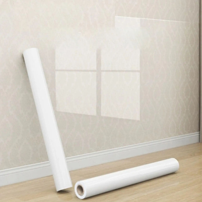 Roll Plastic To Cover Walls Clear Sticky Back Plastic Roll, 300