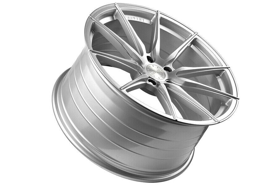 19"/20'' Vertini RFS1.1 Brushed Silver Machined Staggered Wheels ...