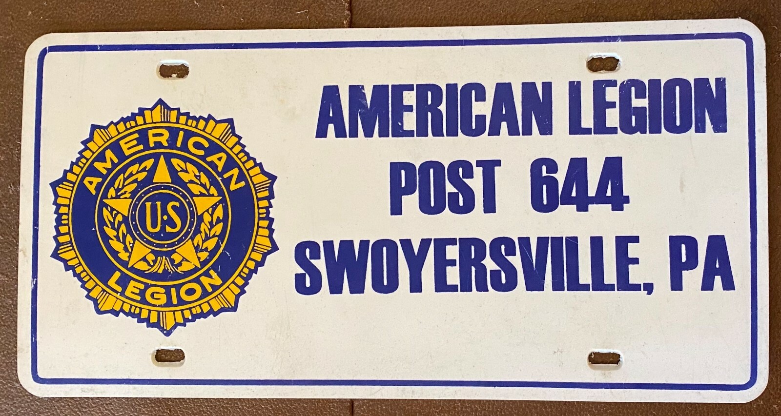 1990's AMERICAN LEGION POST 644 SWOYERSVILLE PENNSYLVANIA BOOSTER ...