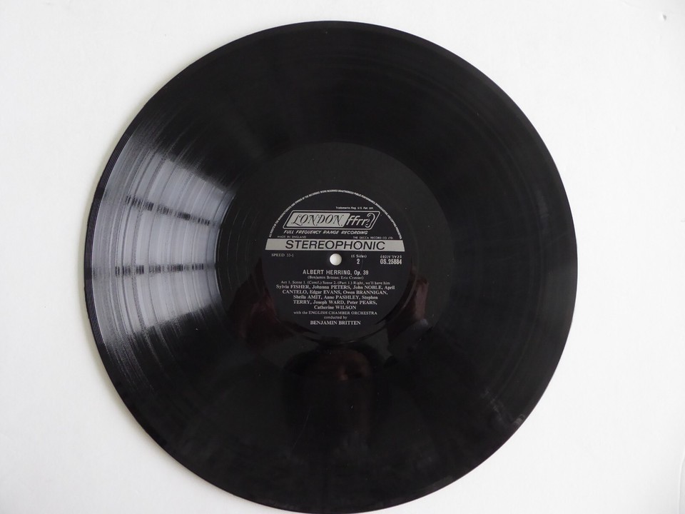 1964 Benjamin Britten: Albert Herring 3-LP Opera Box Set, London OSA ...