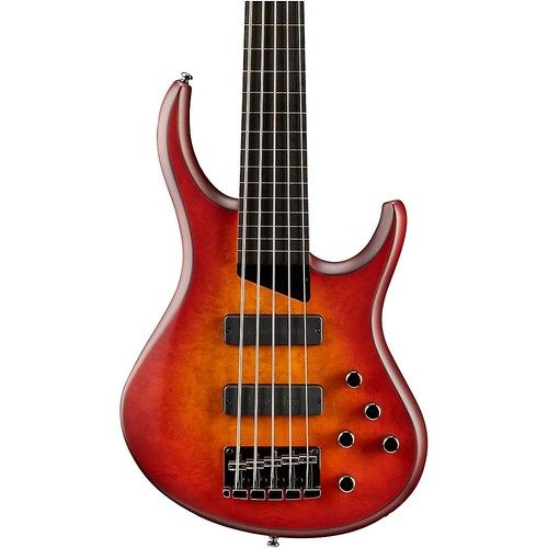 MTD Kingston ZX 5-String Fretless Electric Bass Guitar Cherry Burst ...