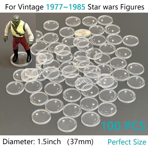 100 DISPLAY STAND Base FOR 3.75'' STAR WARS VINTAGE 1977-1985 FIGURE 1. ...