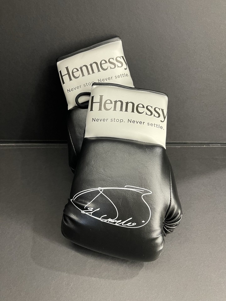 Hennessy Canelo Alvarez Boxing Gloves Replica Autographed - NEW | eBay