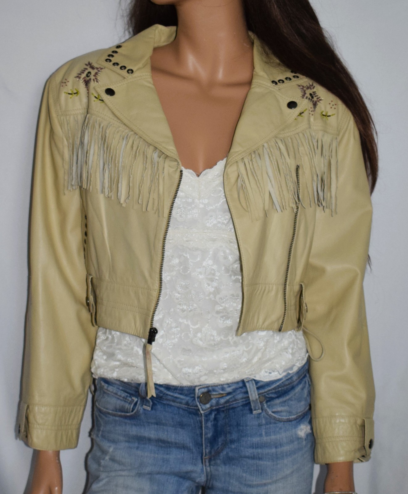 DOUBLE D RANCH Ride Captain Ride Leather Jacket Size Large | eBay