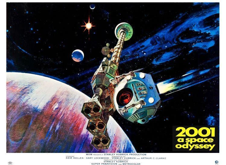 2001 A Space Odyssey Poster Hal