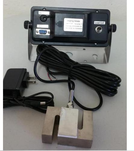 Compression Scale 5000X0.1 lb S Type load cell / Digital Indicator,20 ...