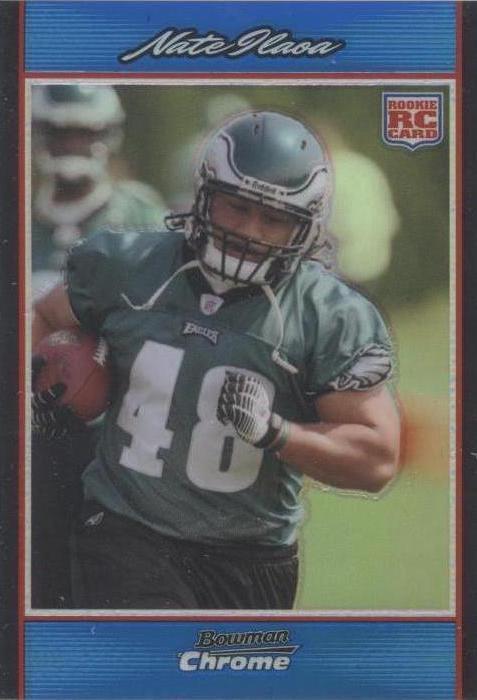 2007 Bowman Chrome - Nate Ilaoa #BC47 Blue Refractor /150 (RC) for sale ...