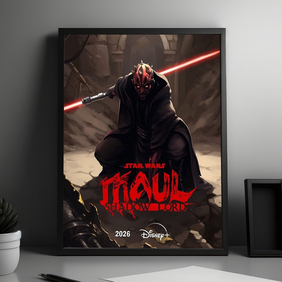 NEW! Star Wars Celebration Maul Shadow Lord Animated Series Poster ...