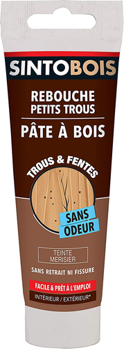 SINTO Pâte À Bois Pour Reboucher Imperfections Et Fissures Merisier ...
