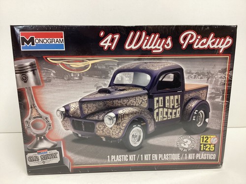 Monogram ‘41 Willys Pickup Go Ape Gasser Model Kit # 85-4058 Factory ...