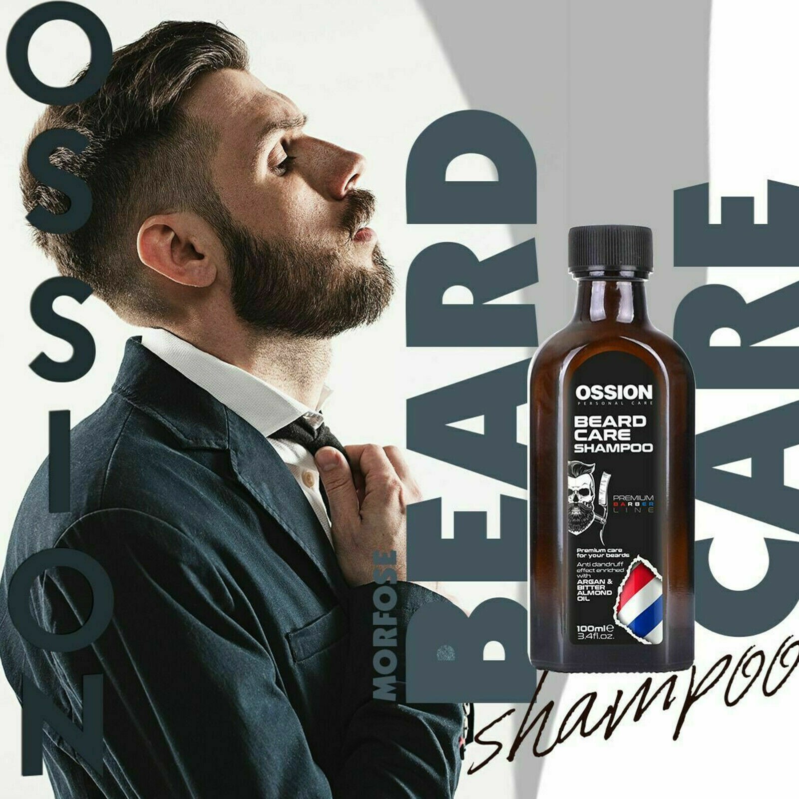 Morfose Ossion Beard Care Shampoo | For Men | Soft Silky Paraben Free ...