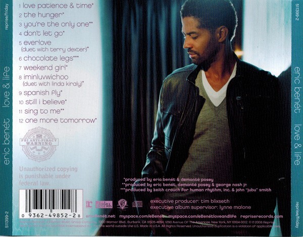 Eric Benet - Love & Life (SEALED CD) | eBay