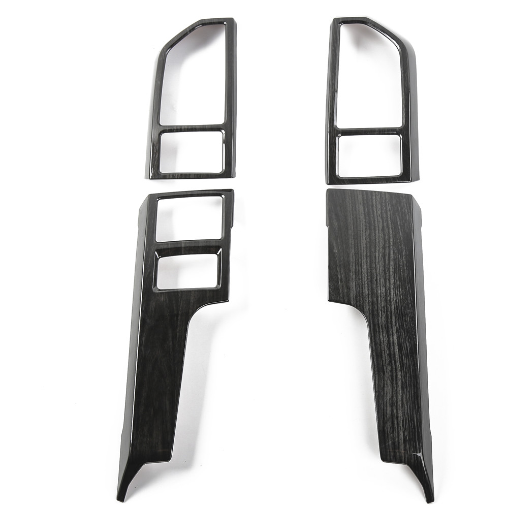 For Ford F150 2015-19 Black Wood Grain Central Control Cover Trim Decor ...