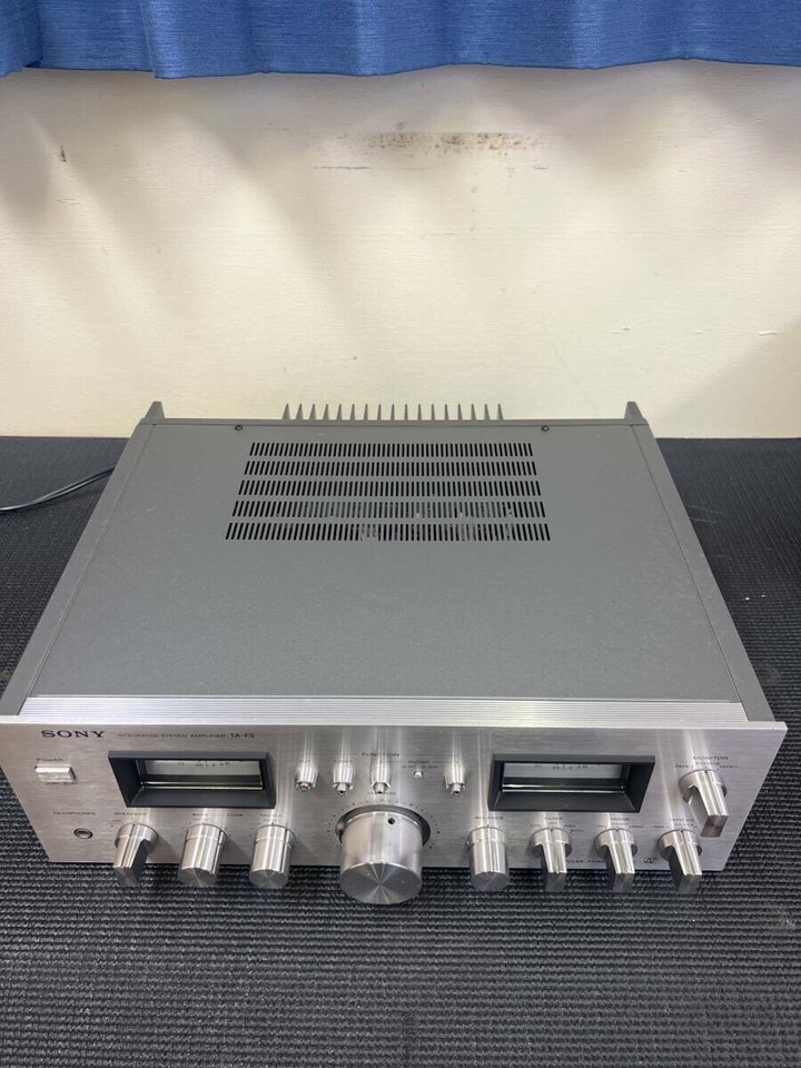 Sony TA-F5 Integrated Amplifier Vintage Silver 100V pre-main amp for ...