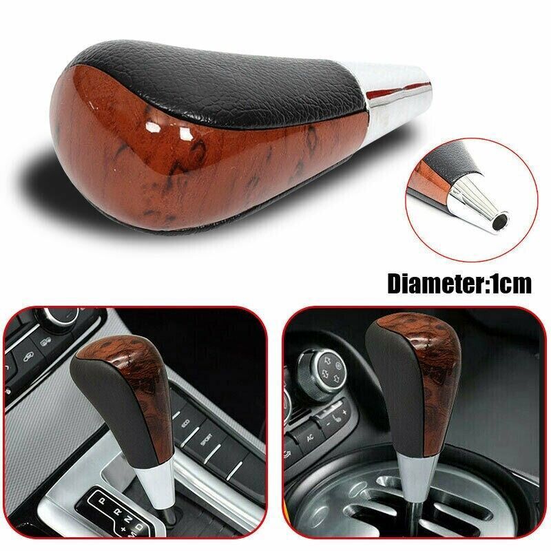 PU Leather Car Gear Shift Rod Head Shifter Lever Knob For Lexus Toyota ...