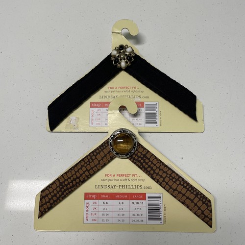 Lindsay Phillips Switch Flops Interchangeable Sandal Straps Size M Lot ...