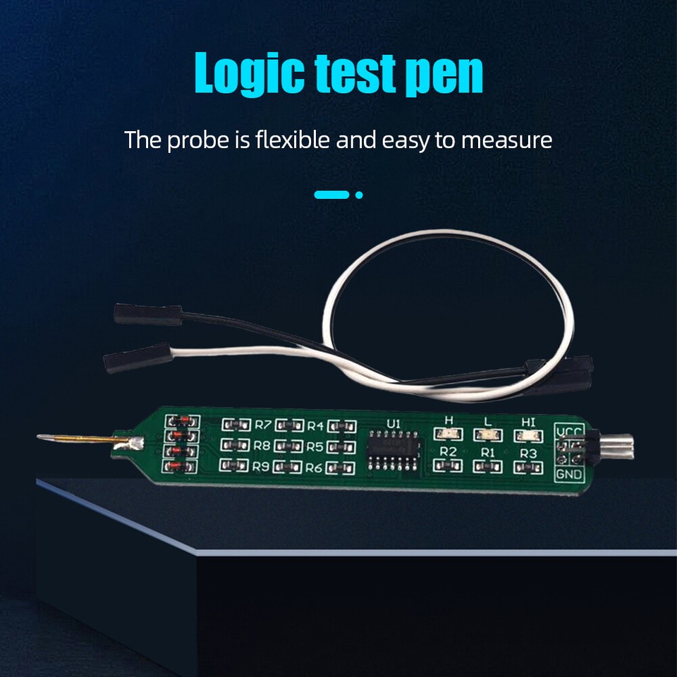 5V 3.3V Logic Tester Pen Convenient and Quick Learning Board with Line ...