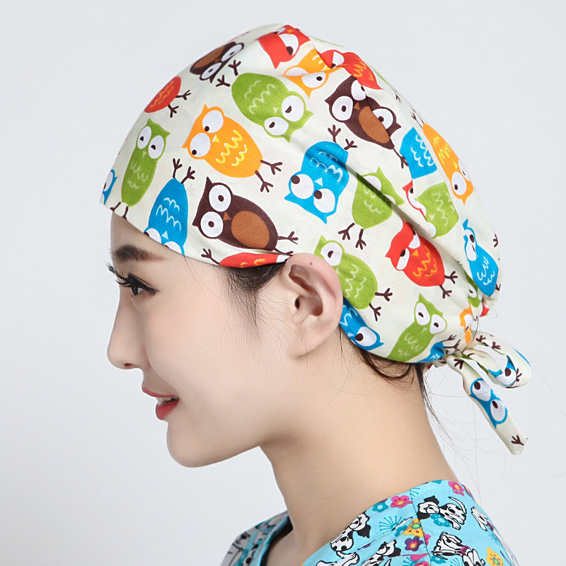 Clinic Medical Hat Doctor Surgical Print Women and Man Working Cap ...