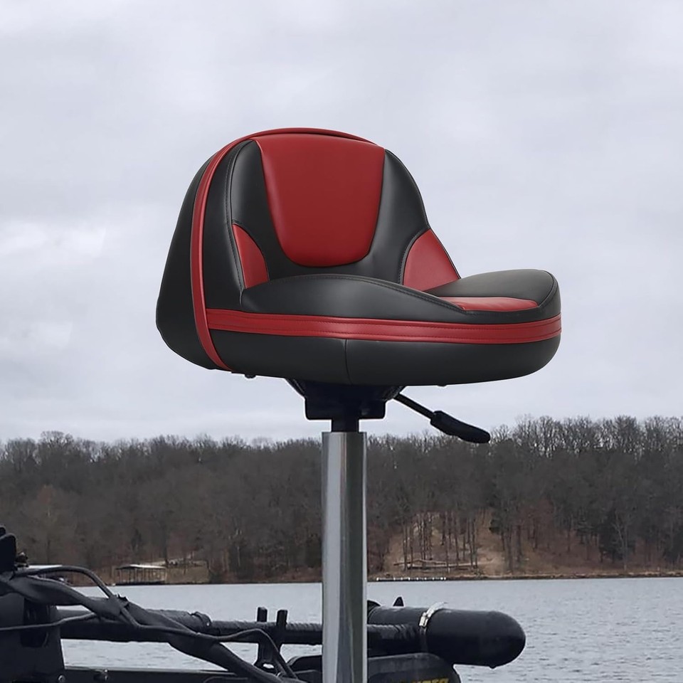 Pro Casting Boat Seat Lean Pro Fishing High Back Bass Boat Seat Butt ...