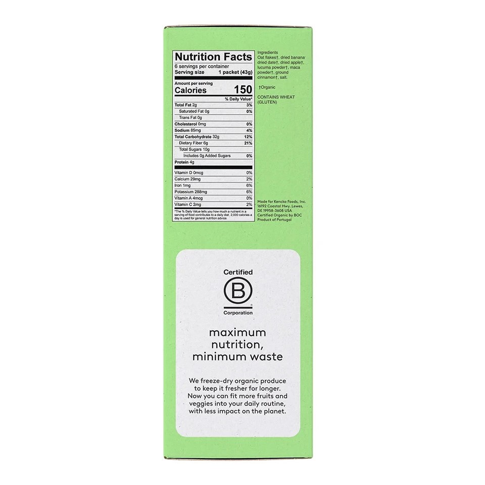 Kencko cinnamon organic Easy Instant oatmeal 1.52 Oz 6 Pack.... | eBay