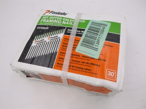 2000 Pack Paslode 650383 Round Head 2-3/8" X .113" by 30 Degree Paper ...