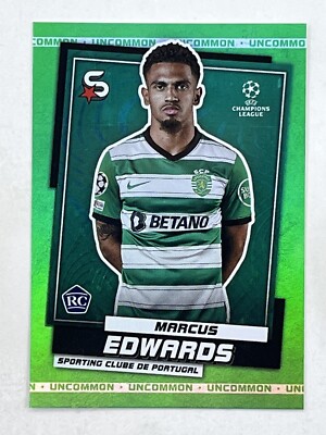 Marcus Edwards 2022-23 Topps UEFA Superstars Green RC #148 Rookie ...