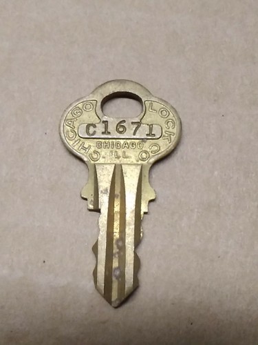 Vending Machine Chicago Lock Key C1671 C 1671 | eBay