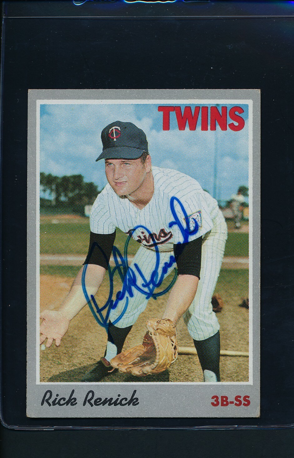 1970 Topps #93 Rick Renick Twins Signed Auto *1854 | eBay