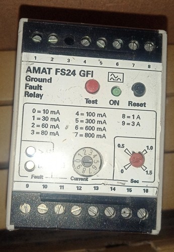 Littelfuse Startco AMAT FS GFI Residual Current Relay | eBay