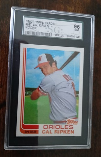 ~Ripken 1982 Topps Traded # 98T SGC 96 ~Mint 9 ~Centered ~Rookie ...