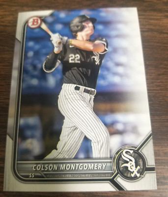 COLSON MONTGOMERY 2022 BOWMAN DRAFT CARD BD-54 CHICAGO WHITE SOX ...