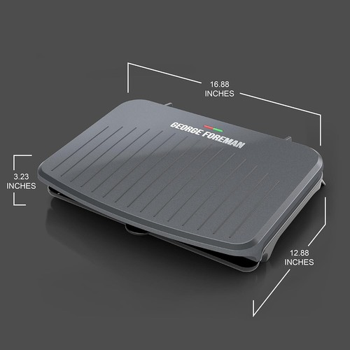 George Foreman GRS120GT Grill & Griddle Pans - Gray for sale online | eBay