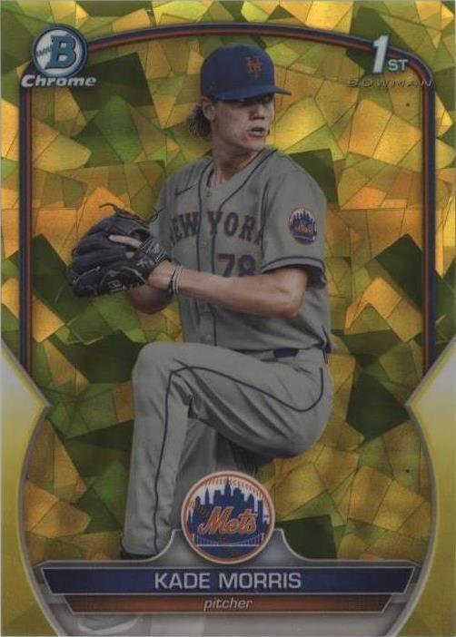 2023 Bowman Chrome Draft Sapphire Edition - Kade Morris #BDC-86 Yellow ...
