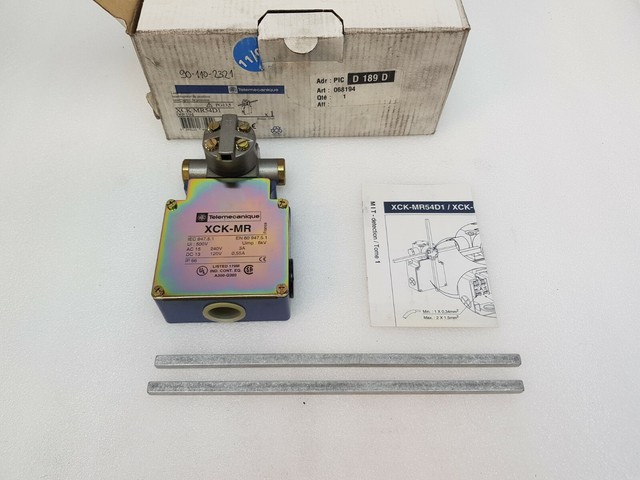 Telemecanique XCKMR54D1 Square 6mm Crossed Rods NC Slow Pg13 Limit ...