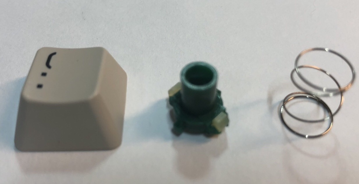 COMMODORE 128 C Replacement Key Colon Open Bracket With Spring Plunger ...