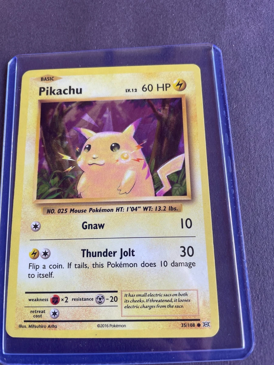 Pikachu Pokemon Card Xy