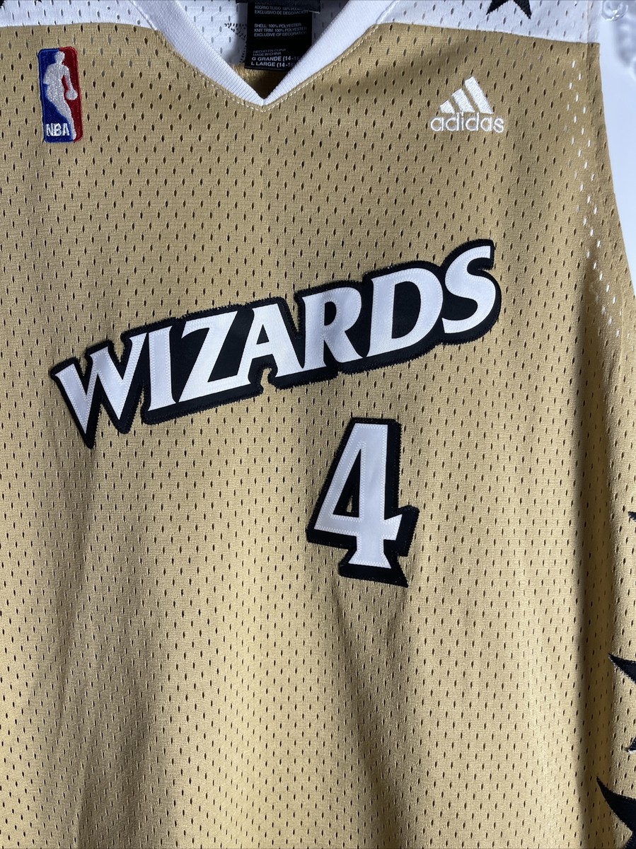 Adidas NBA Washington Wizards Antawn Jamison Gold Basketball Adidas NBA Washington Wizards Antawn Jamison Gold Basketball