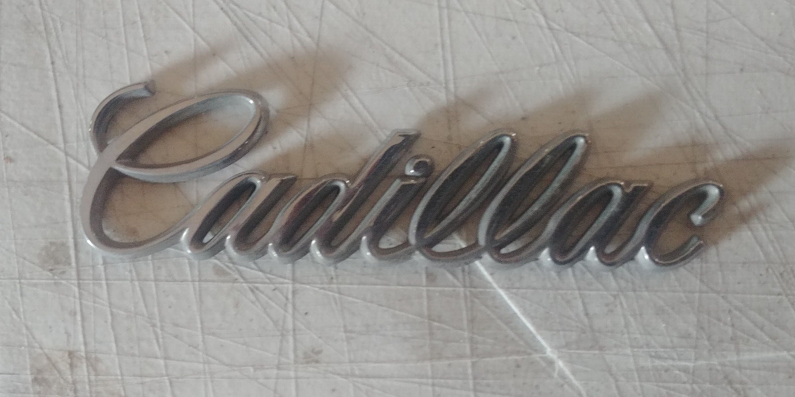 BROUGHAM CADILLAC TRUNK EMBLEM TRIM 1987 1988 1989 1991 1992 USED OEM ...